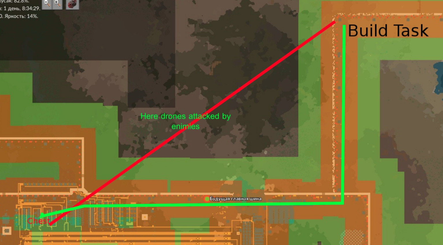 Drone's path find algorithm is incorrect - Factorio Forums